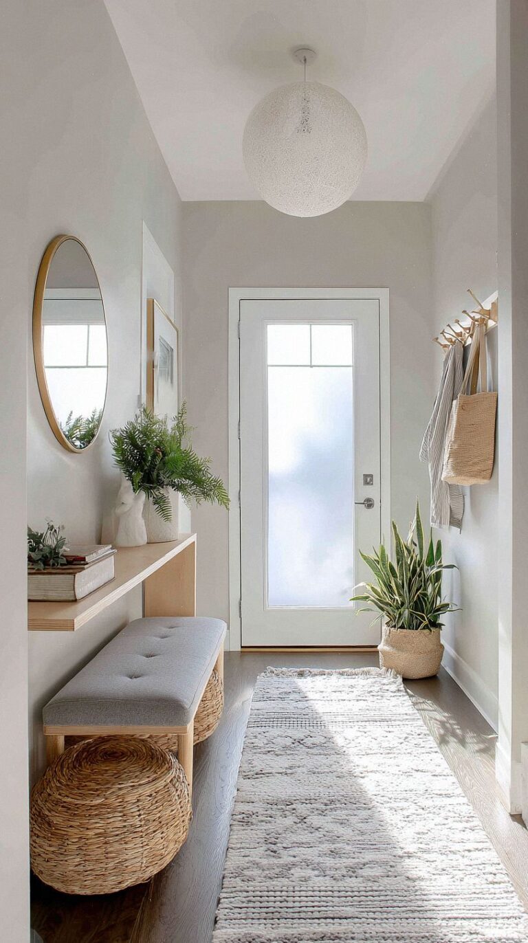 How to Transform a Narrow Entryway into a Warm and Functional Welcome ...