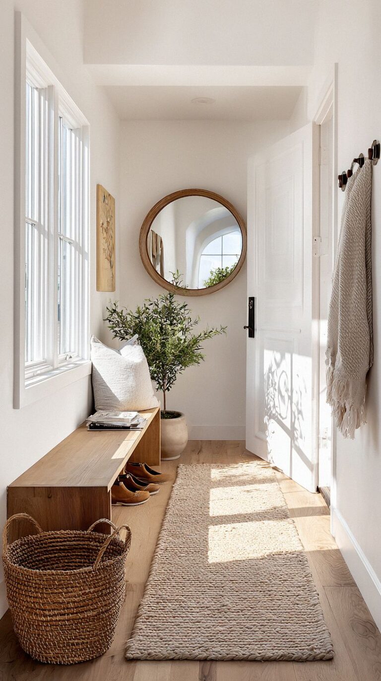 How to Transform a Narrow Entryway into a Warm and Functional Welcome ...