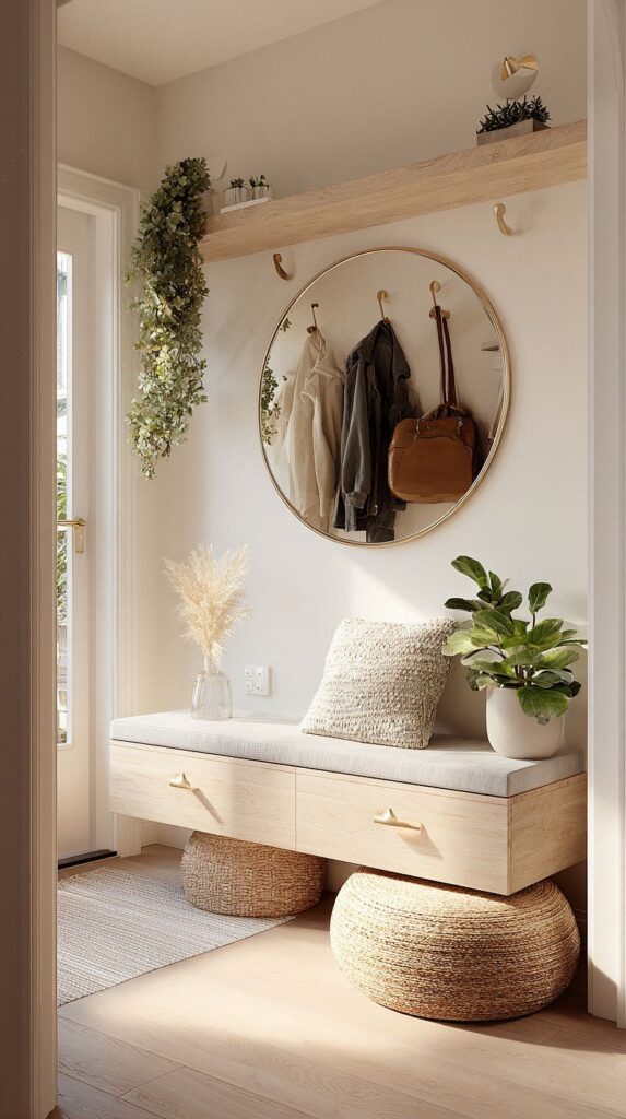 How to Transform a Narrow Entryway into a Warm and Functional Welcome ...