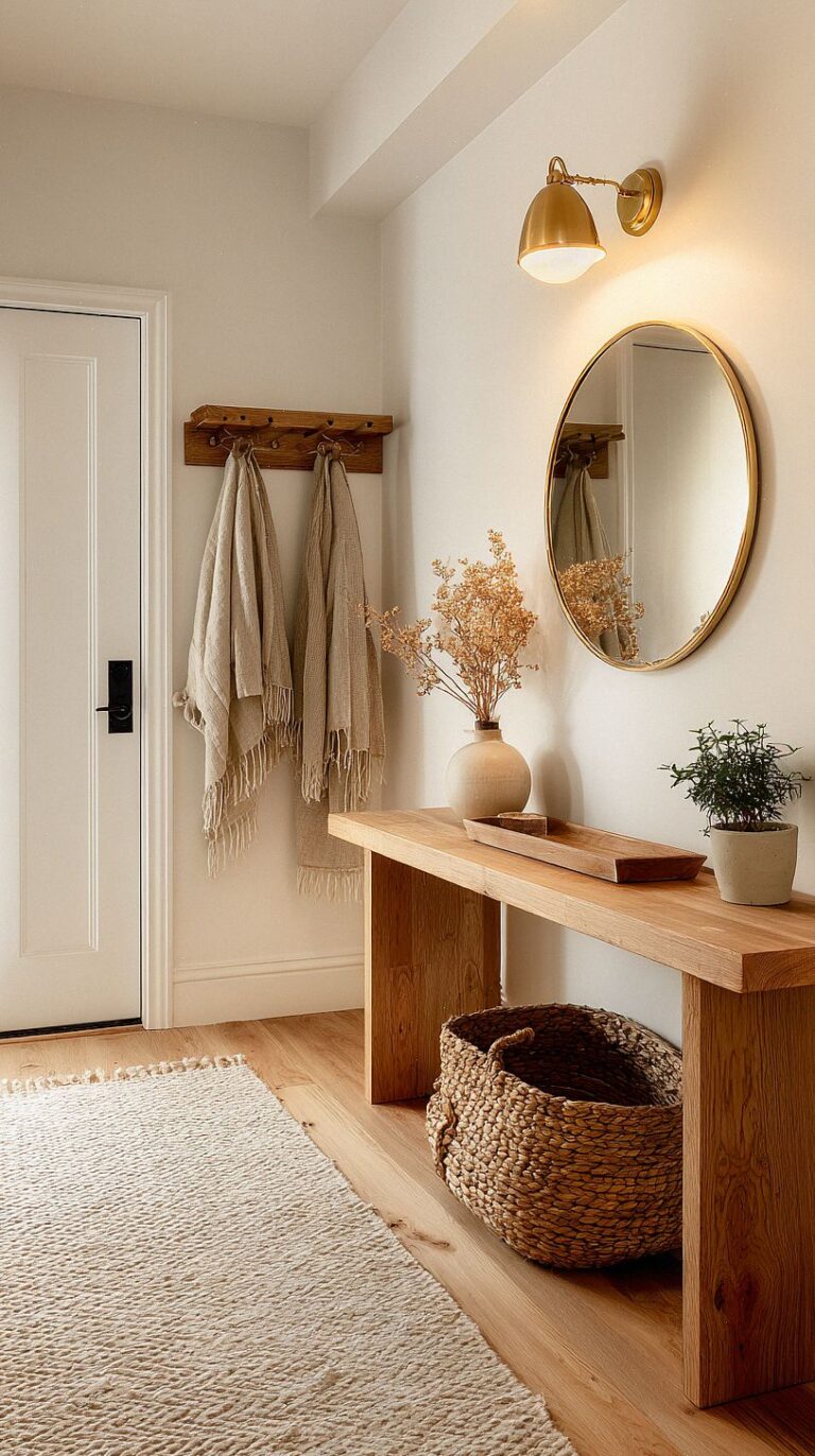 How to Transform a Narrow Entryway into a Warm and Functional Welcome ...