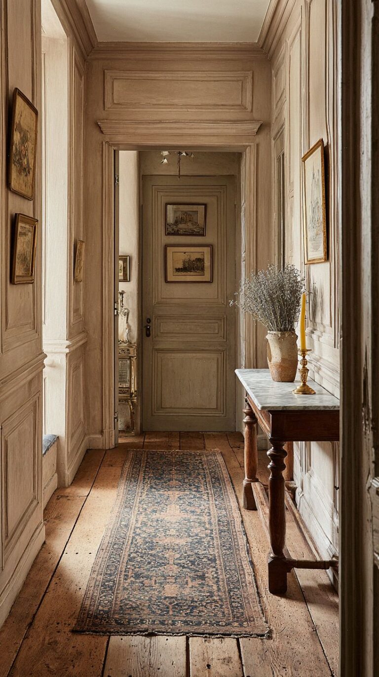 How to Style a French Hallway With Effortless Elegance – HomePureDecor