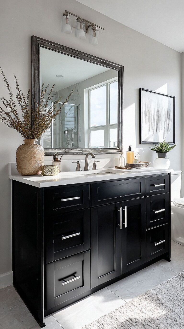 20 Elegant Black Bathroom Ideas for a Moody Luxe Look – HomePureDecor