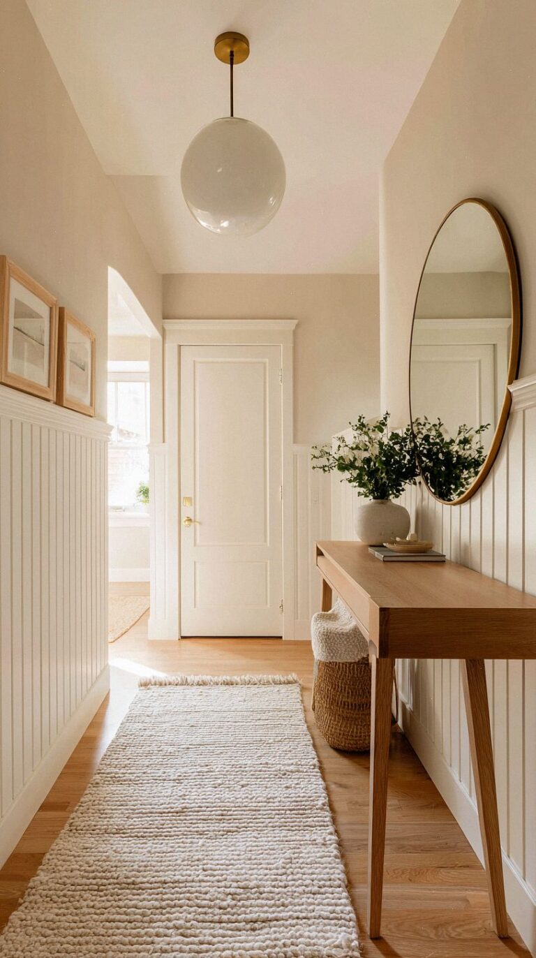 How to Transform a Narrow Entryway into a Warm and Functional Welcome ...