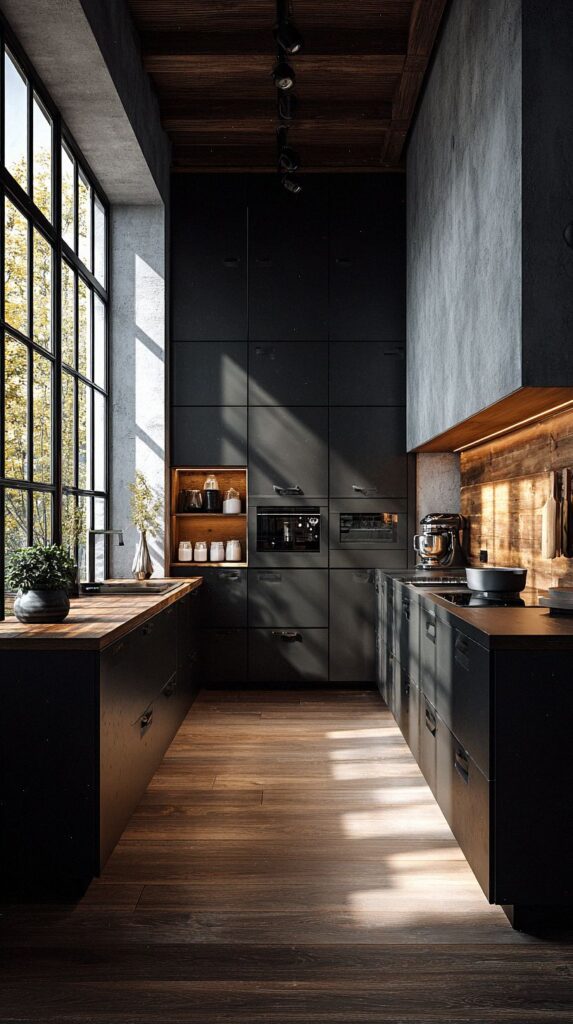 20 Stunning Dark Kitchen Ideas for Modern Dramatic Homes – HomePureDecor