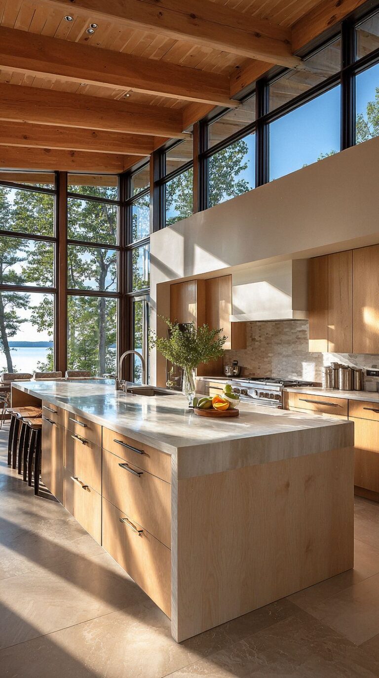 20 Lake House Kitchen Designs for Airy Waterfront Homes – HomePureDecor