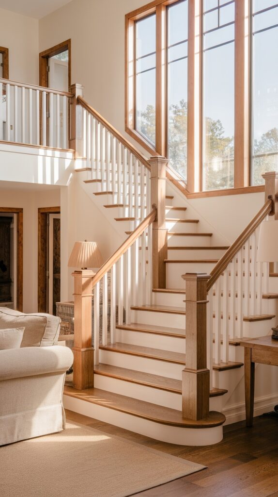 10 Stunning Farmhouse Staircase Ideas to Elevate Your Home Decor ...