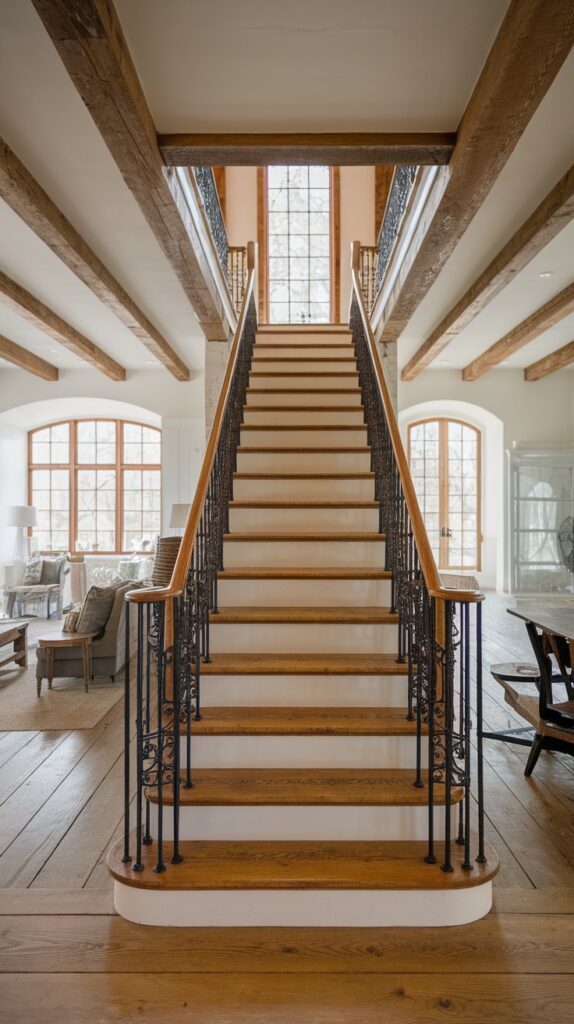 10 Stunning Farmhouse Staircase Ideas to Elevate Your Home Decor ...