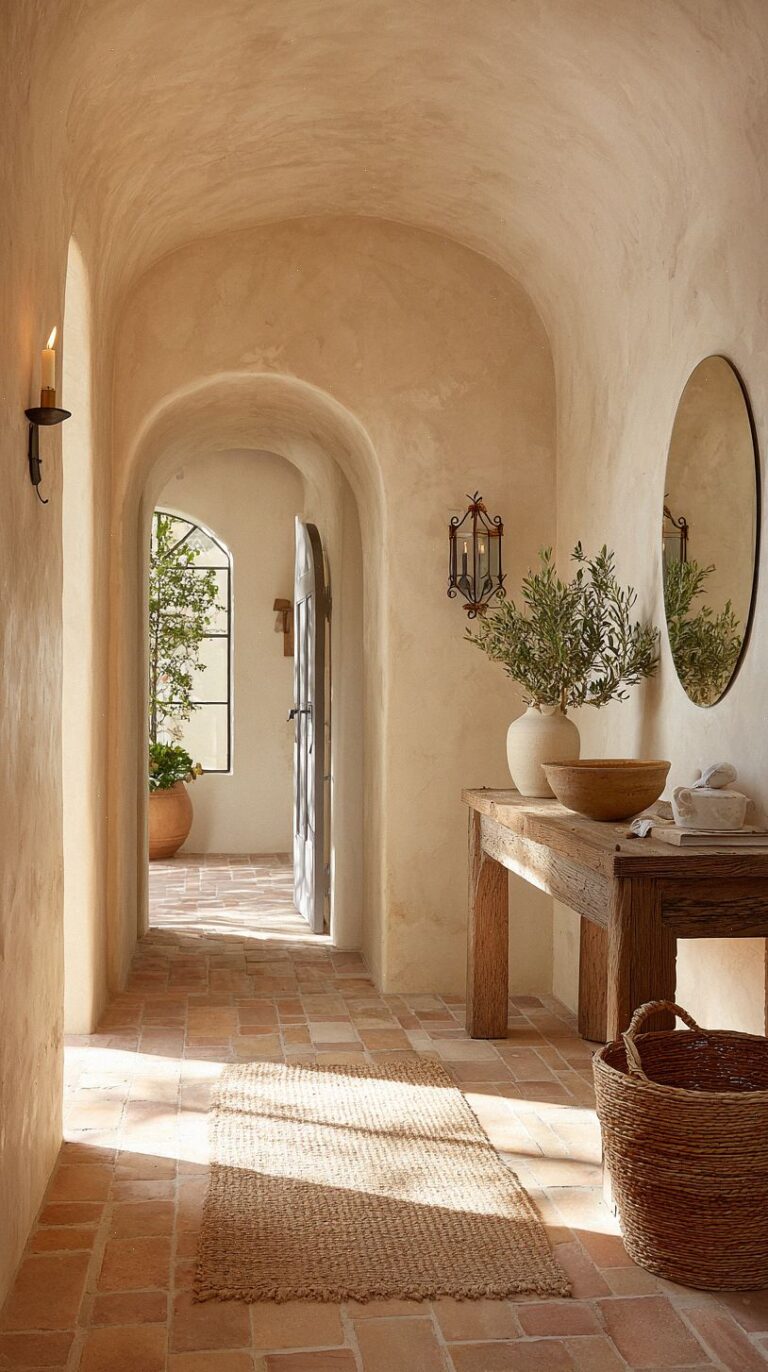 How to Create a Charming Mediterranean Hallway for a Warm, Welcoming ...
